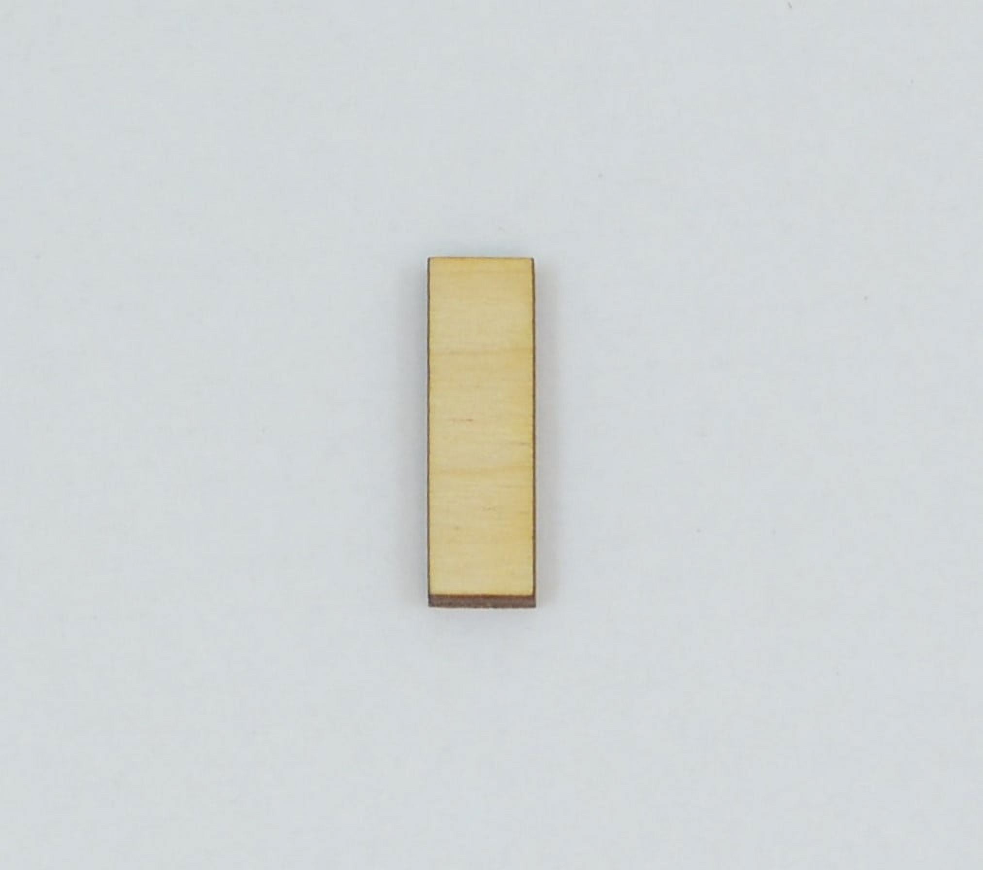1 Pc, 5 Inch X 1/4 Inch Thick Wood Letters I In The Arial Font For ...