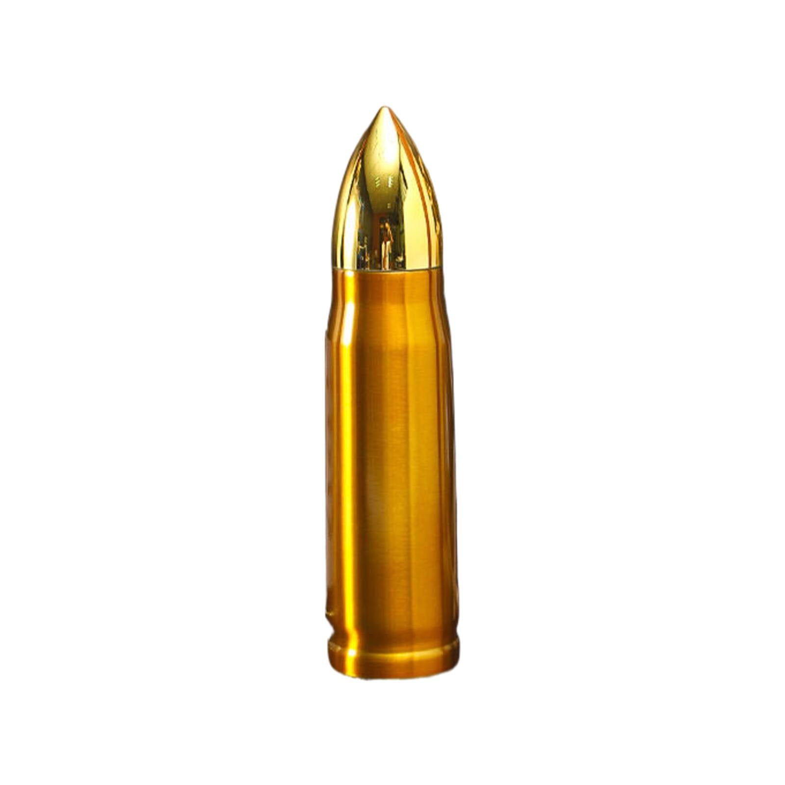 1 Pc 500ml Shotshell Thermo Bottle 304 Stainless Steel Bullet Water ...