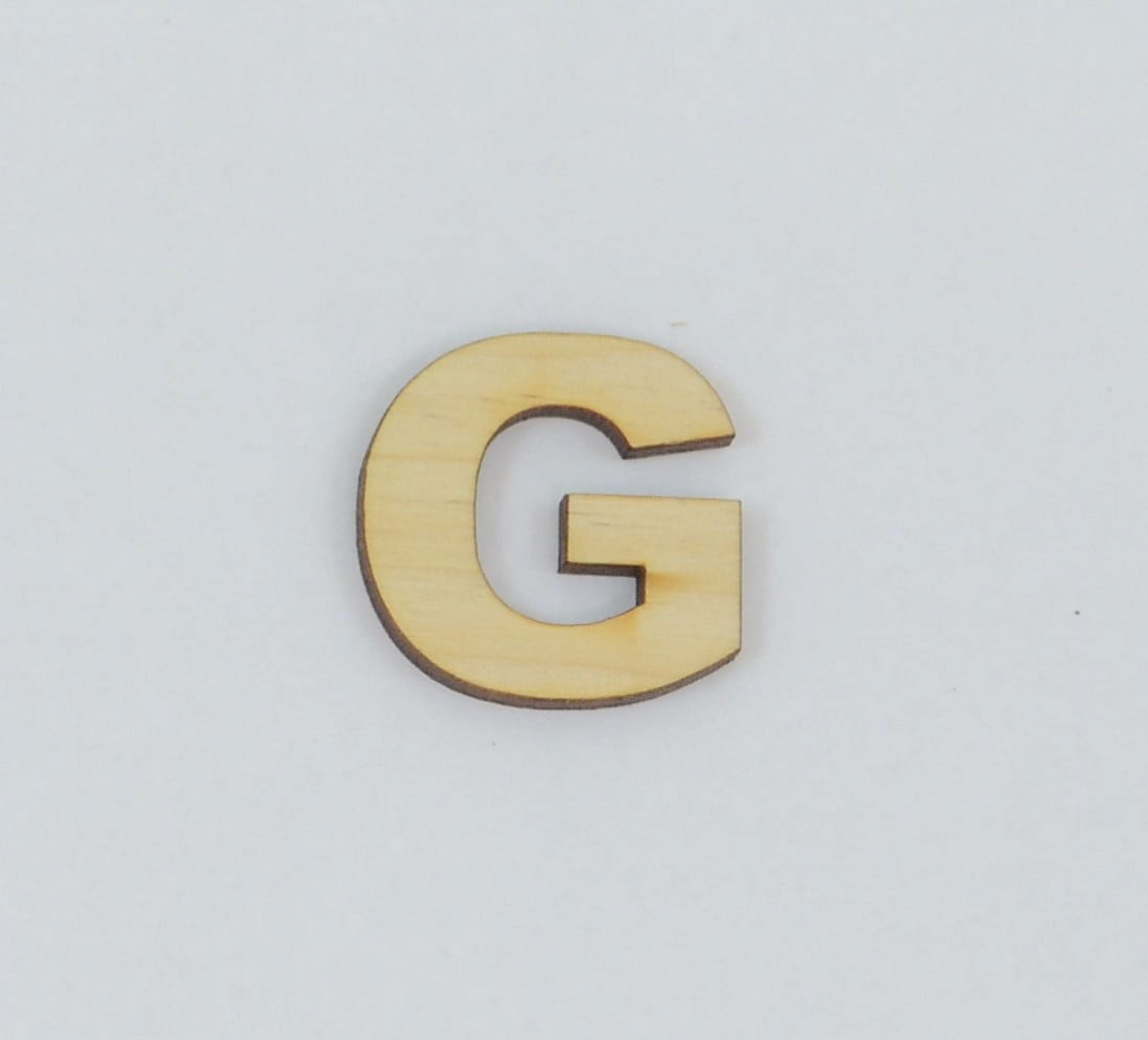 1 Pc, 6 Inch X 1/8 Inch Thick Wood Letters G In The Arial Font For ...