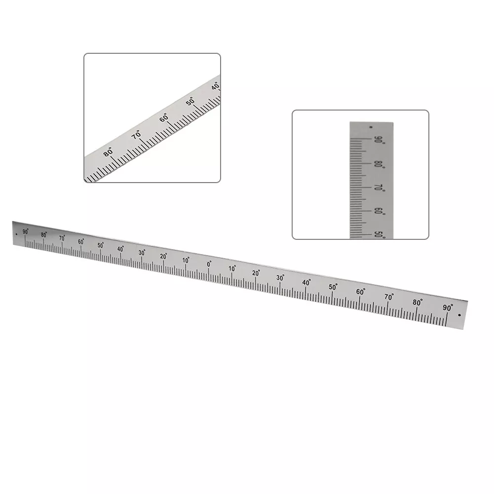 1 Pc 90-0-90 Degree Angle Plate Scale Ruler For Bridgeport Milling ...