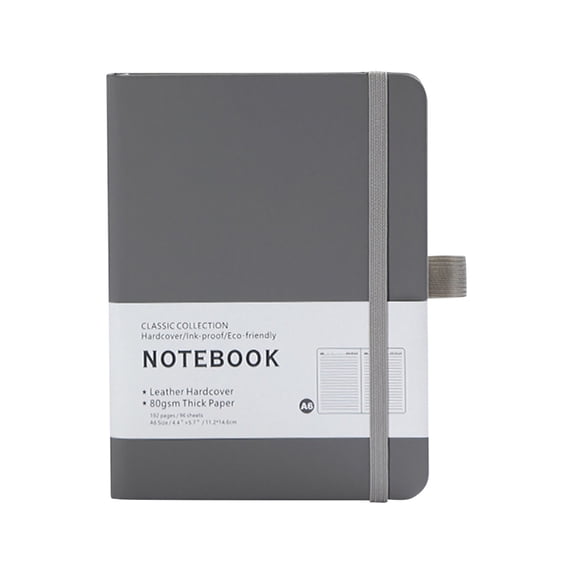 1 Pc A6 Notebook, Gray Durable Paper for Office Daily Use Home Desk ...