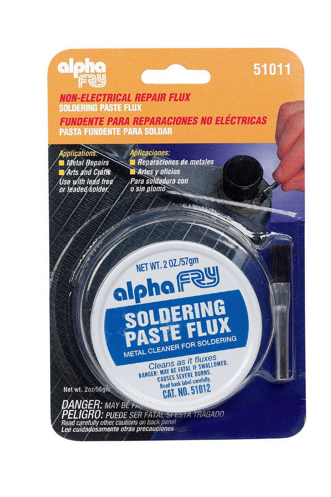 1 Pc, Alpha Fry 2 Oz Soldering Paste Zinc Chloride 1 Pc - Walmart.com