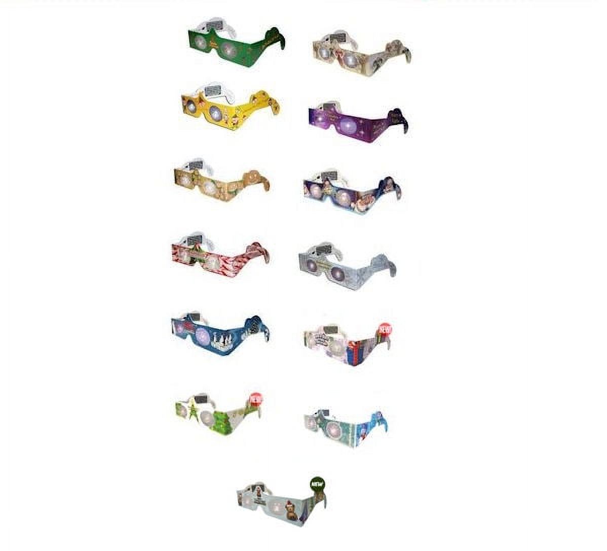 1 Pc American Paper Optics Holiday Specs 3D Christmas Glasses-Santa ...