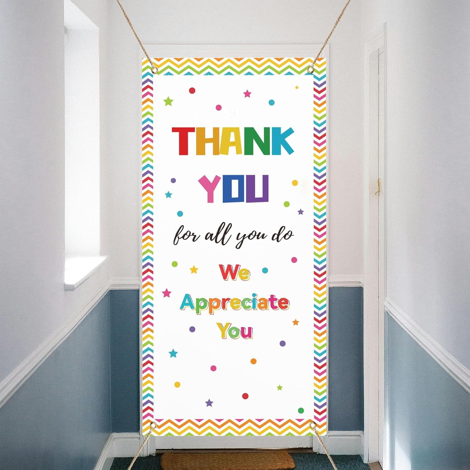 1 Pc We Appreciate You Door Cover Thank You for All You Do Sign Door ...