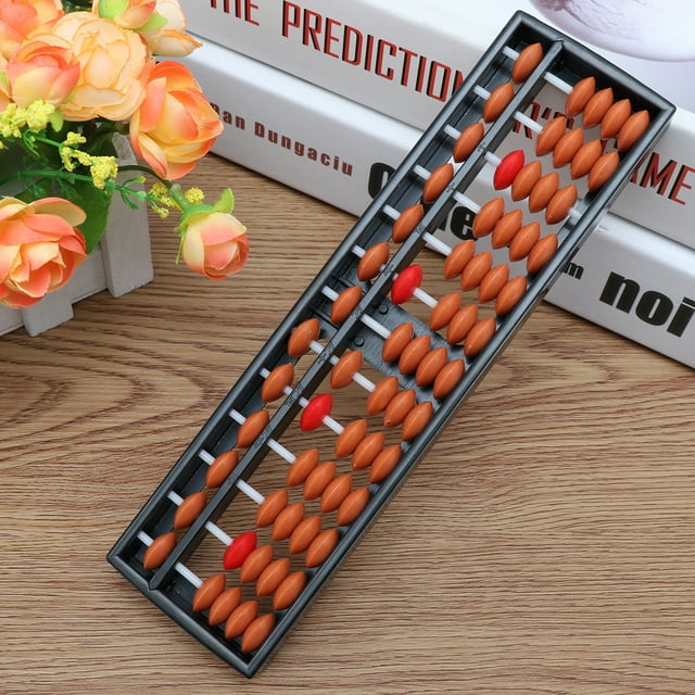 1 Pc Arithmetic Abacus Beads Abacus Chinese Calculator Math Tool for School Math Learning ...