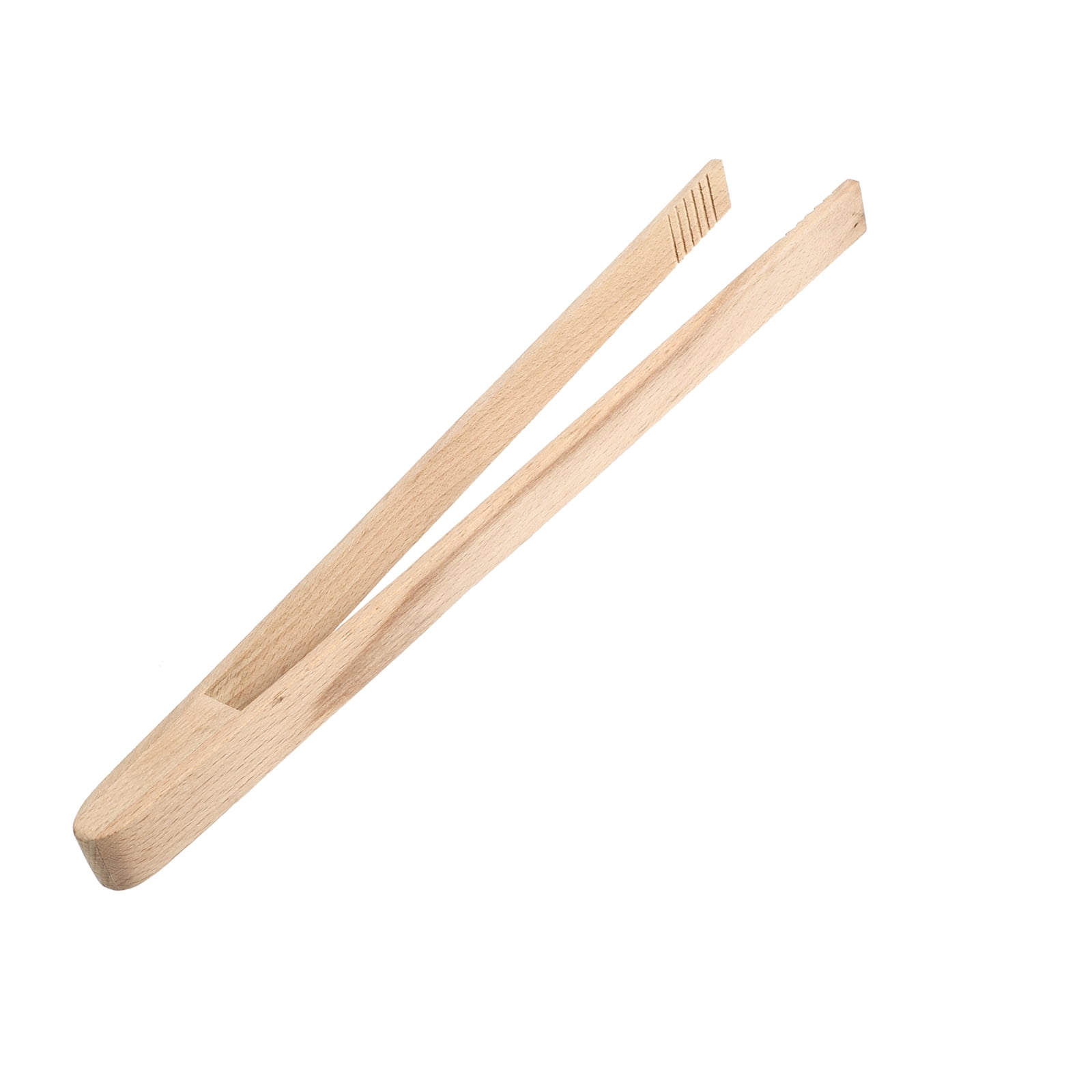 1 Pc Beech Toaster Kitchen Tongs Long Easy Grip Toaster Serving Tongs ...