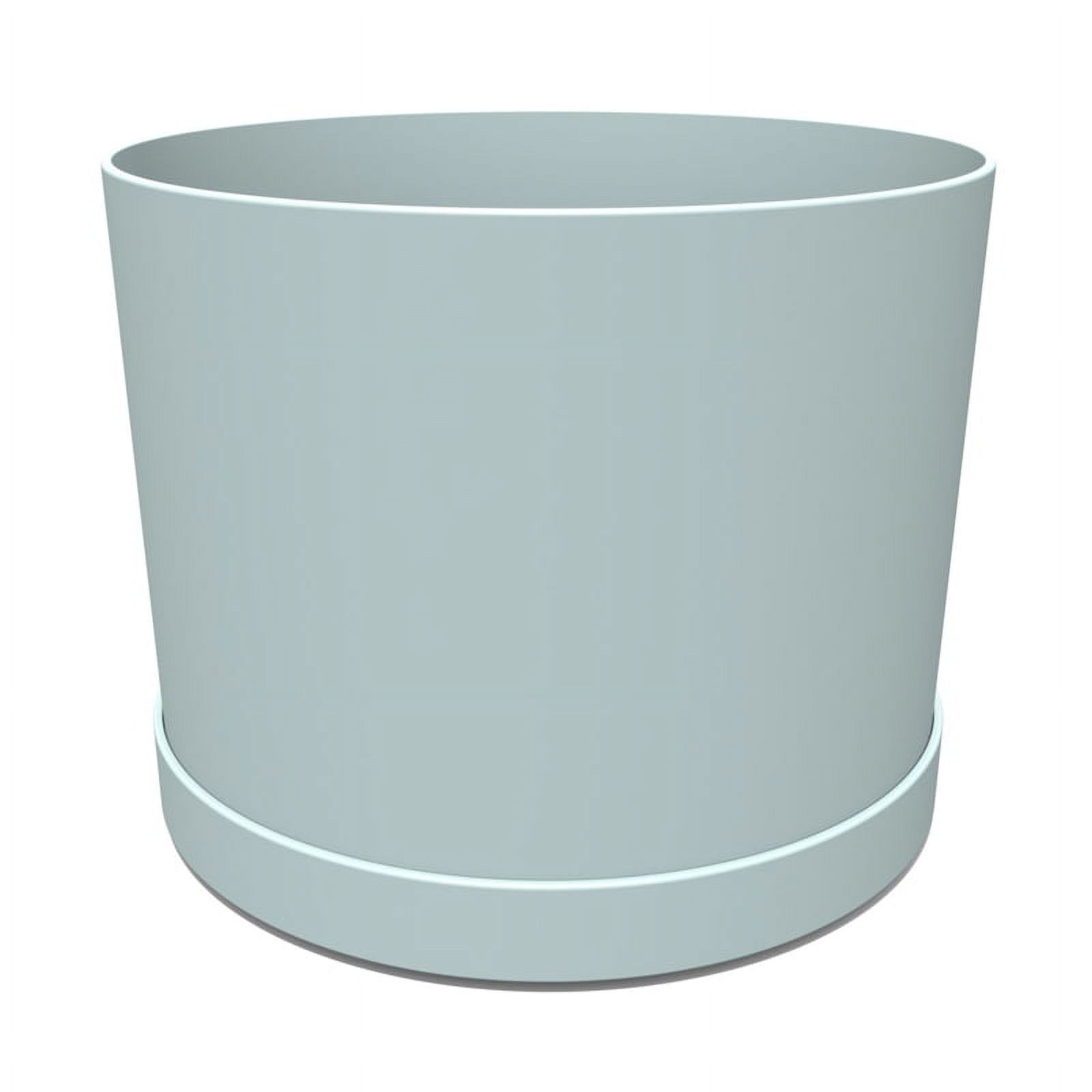 1 Pc, Bloem Mathers 6.3 In. H X 8 In. D Resin Planter Misty Blue ...