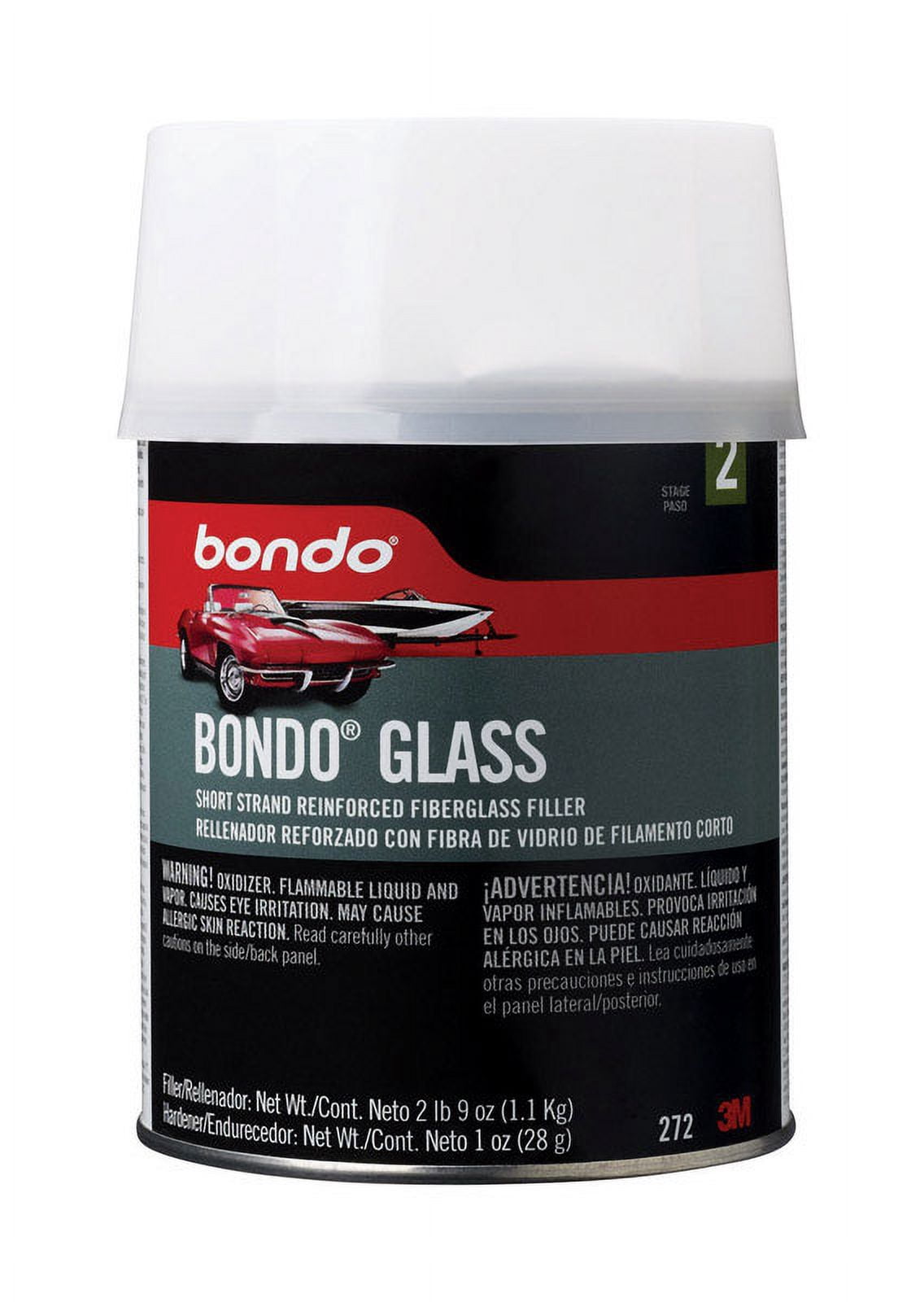 1 Pc, Bondo Glass Reinforced Filler 1 Qt - Walmart.com