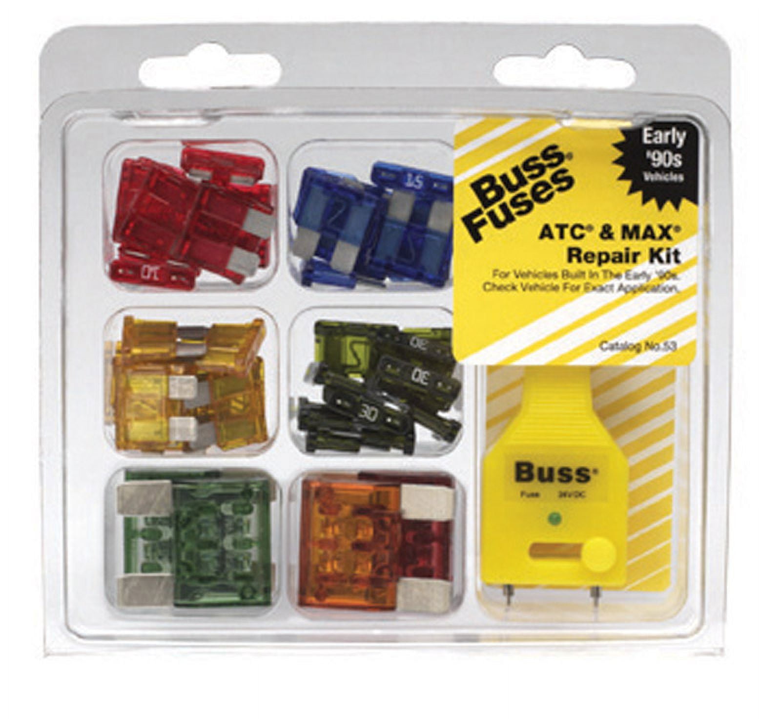 1 Pc, Bussmann 50 Amps Atc Assorted Blade Fuse 45 Pk - Walmart.com