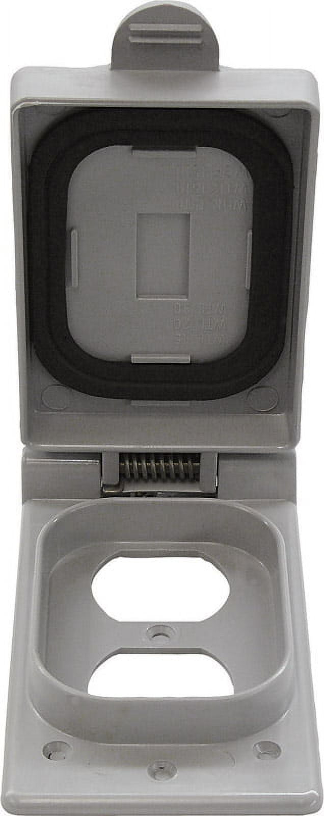 1 Pc, Cantex Rectangle Pvc 1 Gang Electrical Cover - Walmart.com