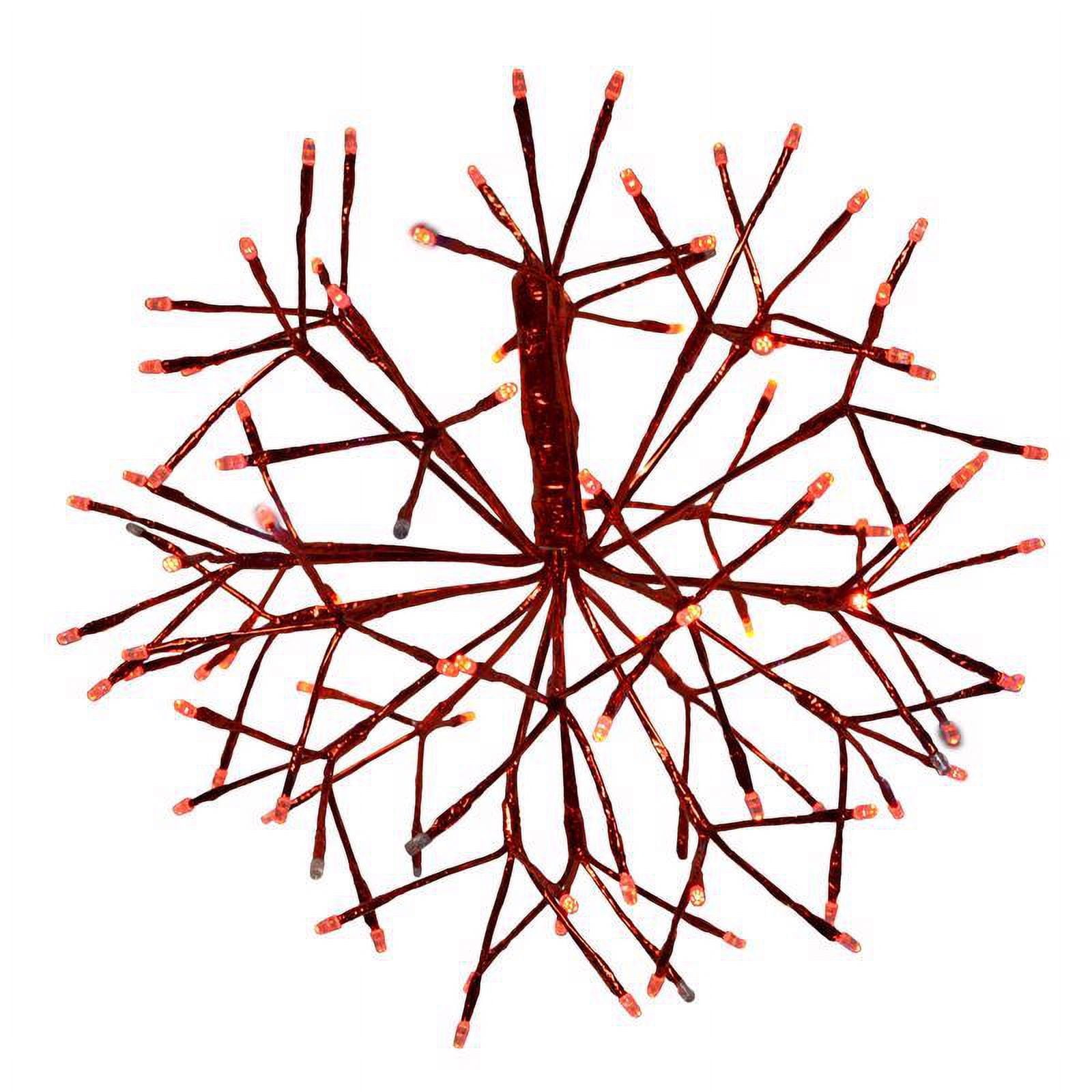 1 Pc, Celebrations Platinum Led Red Shimmer Sphere 16 In. Hanging Decor ...