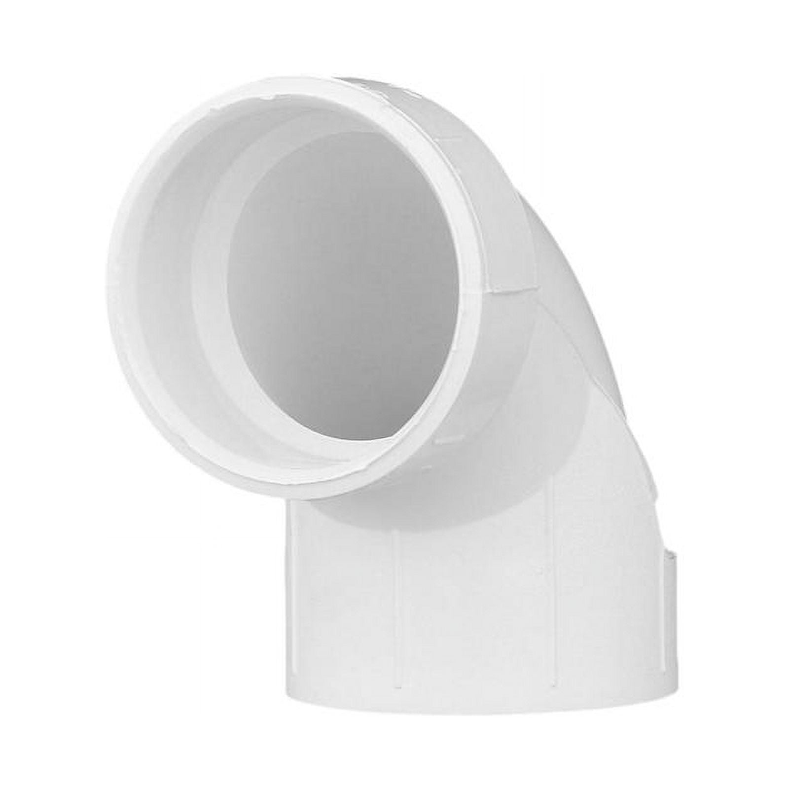1 Pc, Charlotte Pipe Schedule 40 1-1/2 In. Hub X 1-1/2 In. D Hub Pvc 90 Degree Elbow 1 Pk ...