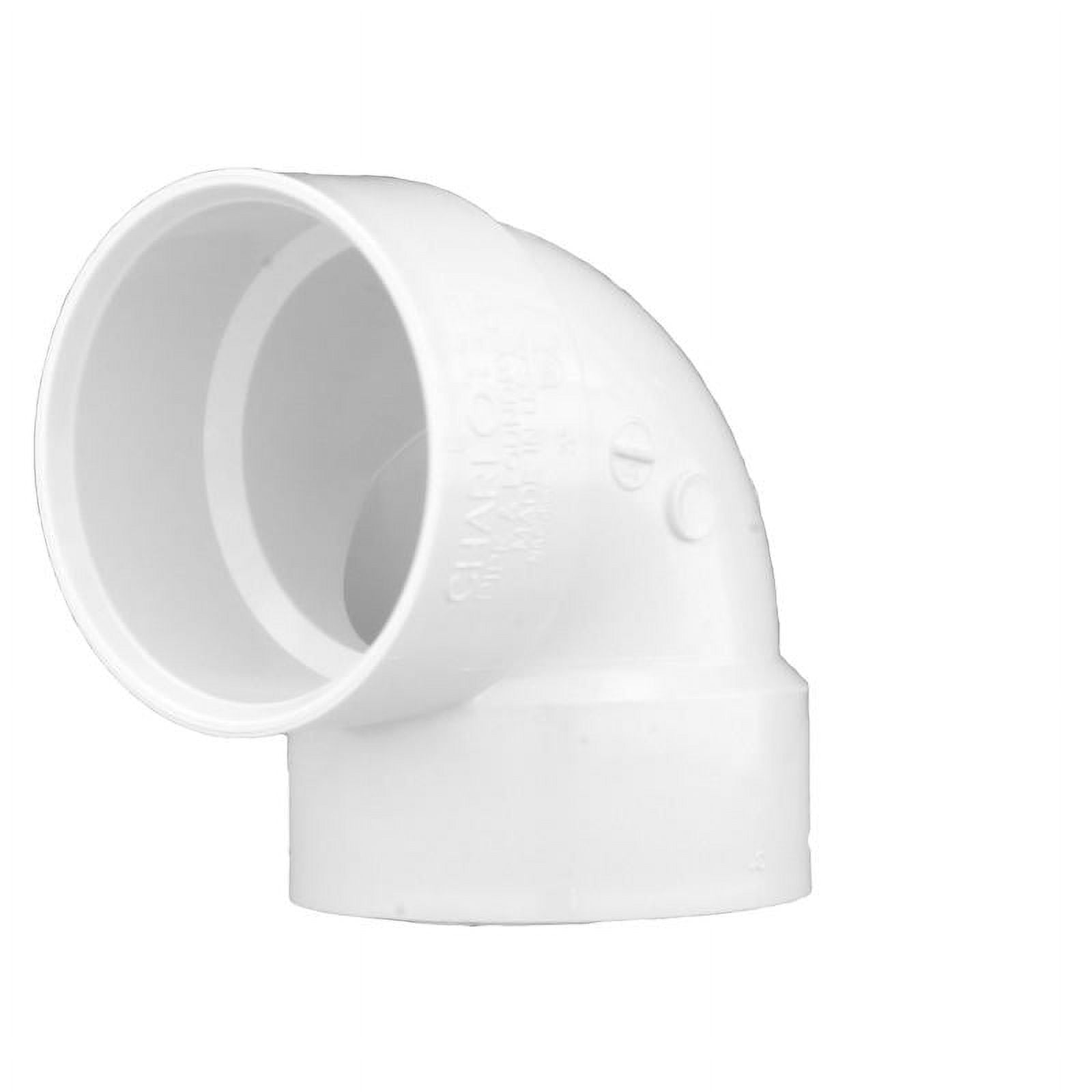1 Pc, Charlotte Pipe Schedule 40 1-1/2 In. Hub X 1-1/2 In. D Hub Pvc Elbow 1 Pk - Walmart.com