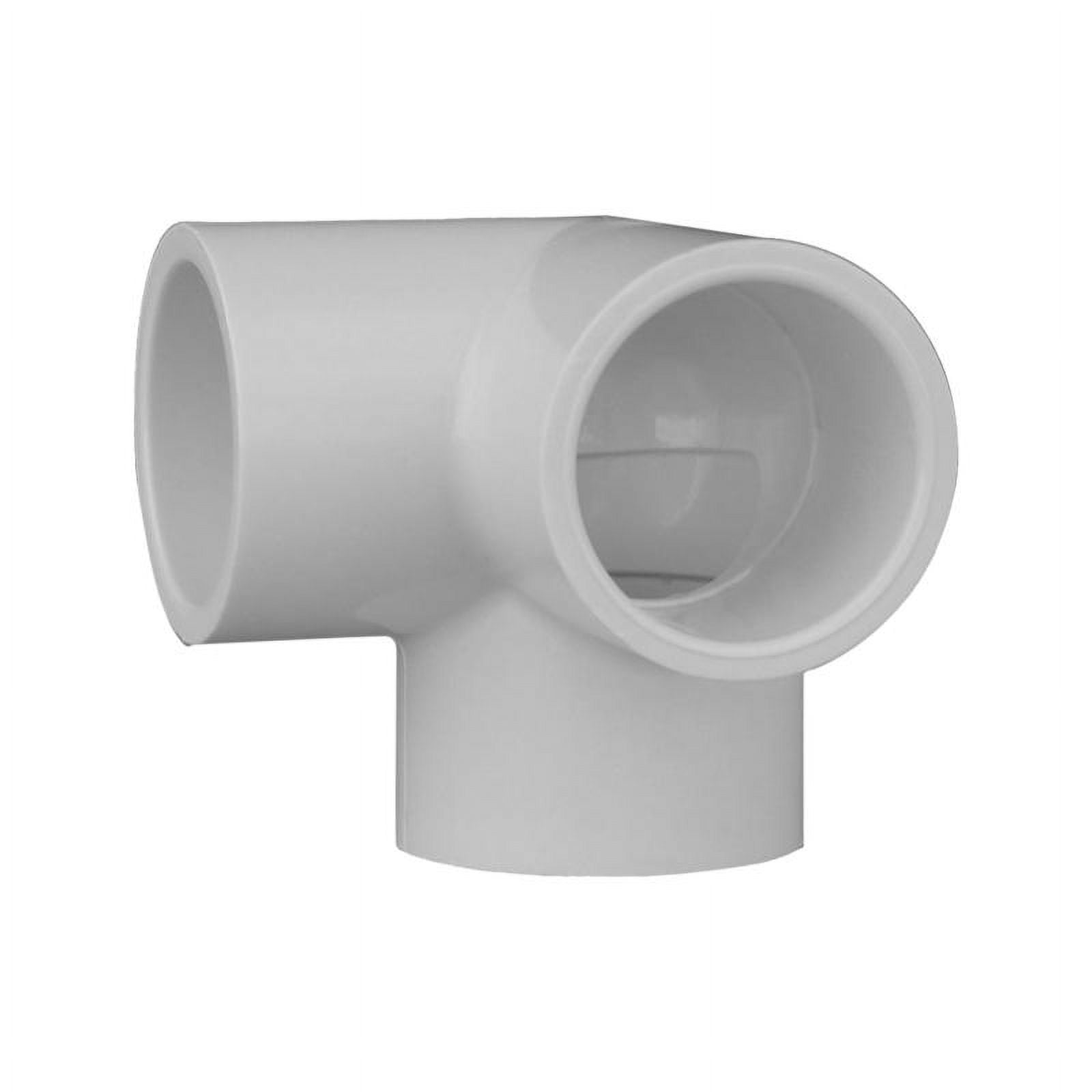 1 Pc, Charlotte Pipe Schedule 40 1 In. Slip X 1 In. D Slip Pvc Side ...