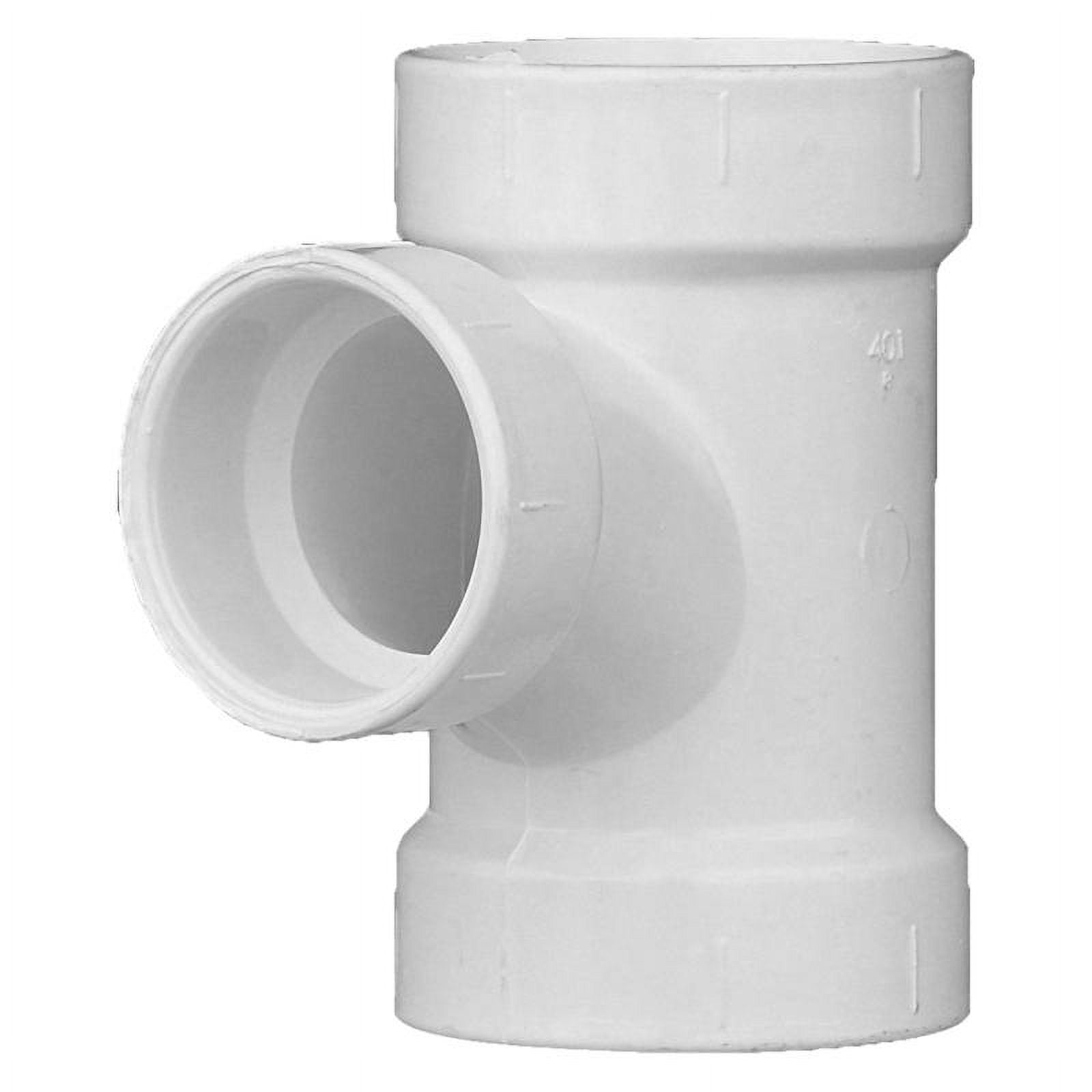 1 Pc, Charlotte Pipe Schedule 40 2 In. Hub X 2 In. D Hub Pvc Sanitary Tee 1 Pk - Walmart.com