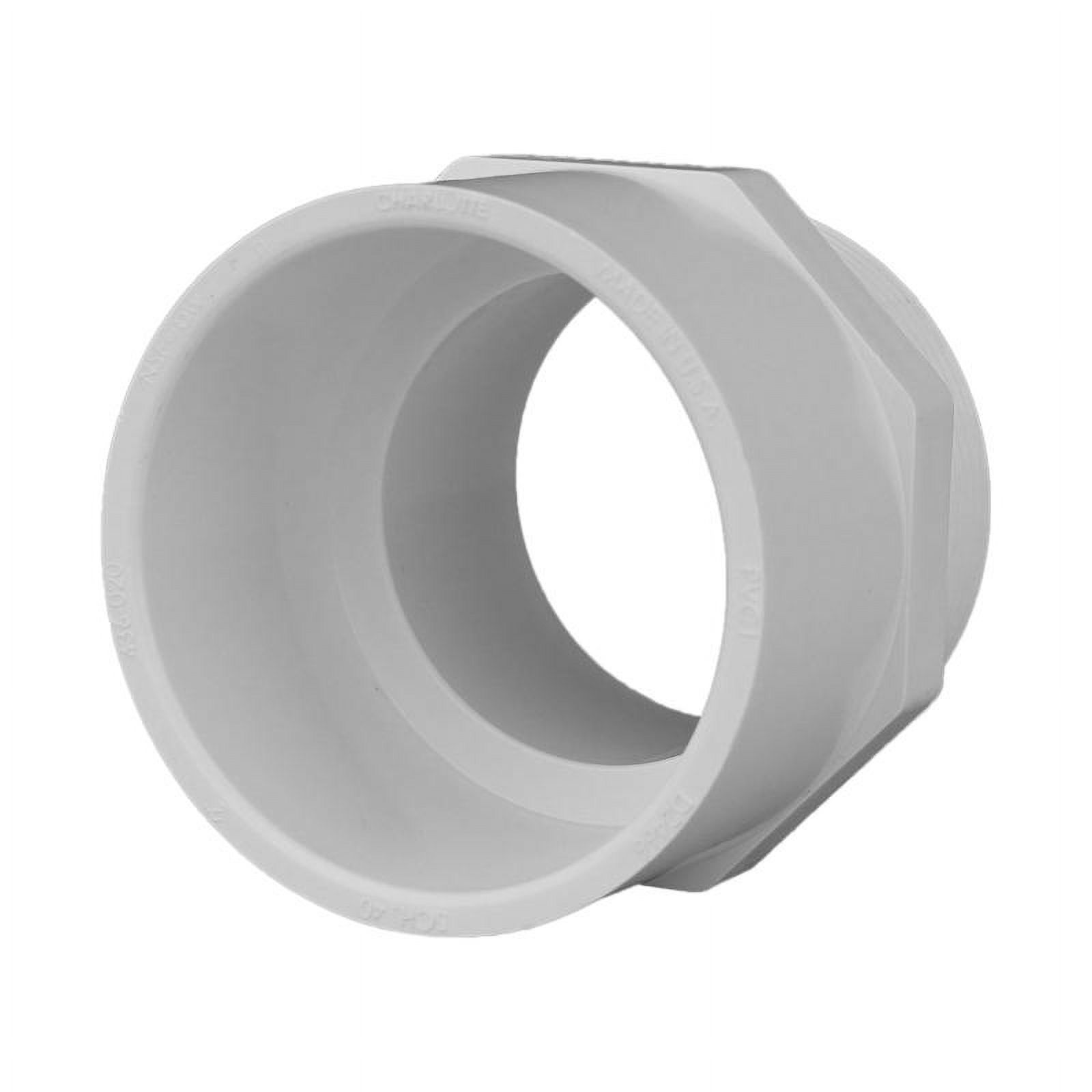 1 Pc, Charlotte Pipe Schedule 40 2 In. Slip X 2 In. D Mpt Pvc Pipe Adapter 1 Pk - Walmart.com