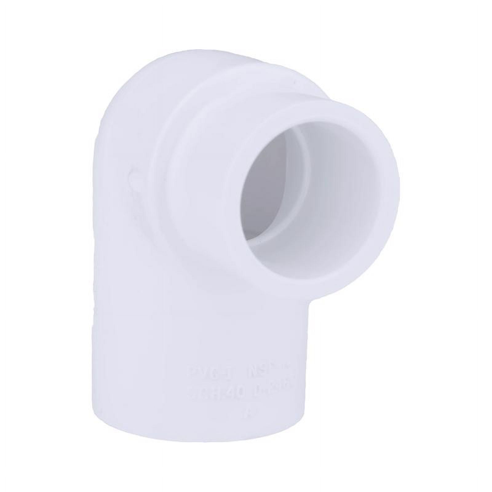 1 Pc, Charlotte Pipe Schedule 40 3/4 In. Slip X 1/2 In. D Slip Pvc 90 Degree Elbow 1 Pk ...