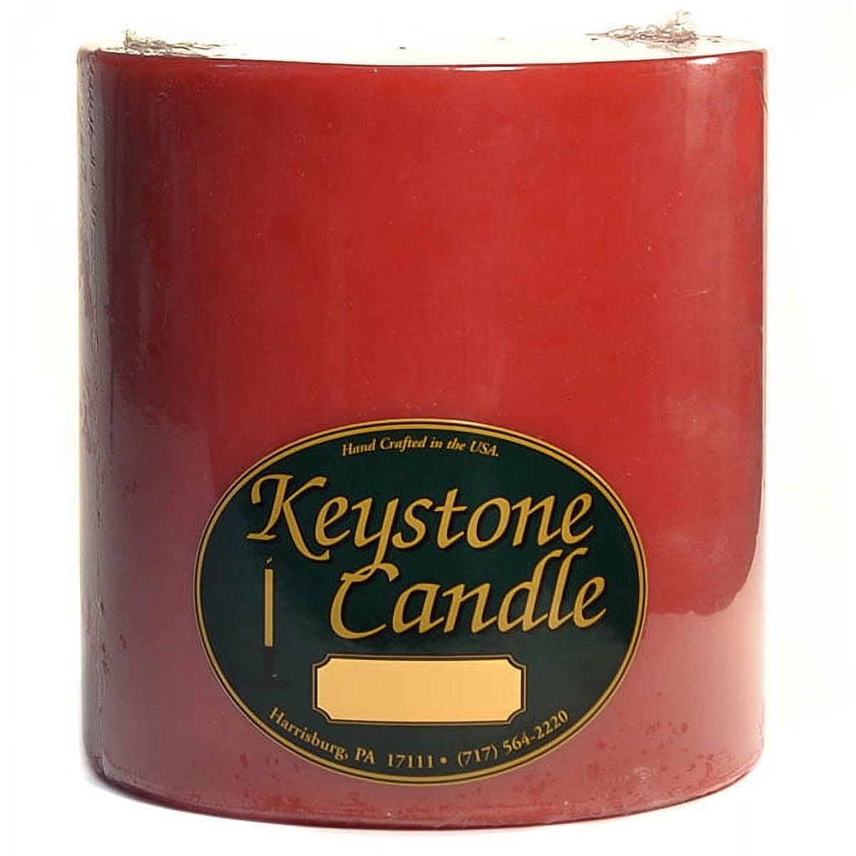 Christmas Essence 6x6 Holiday Light Pillar Candle, 6 in. Diameter x 6. ...