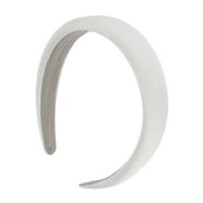 Unique Bargains White Headbands for Women, Faux Leather Headband for ...