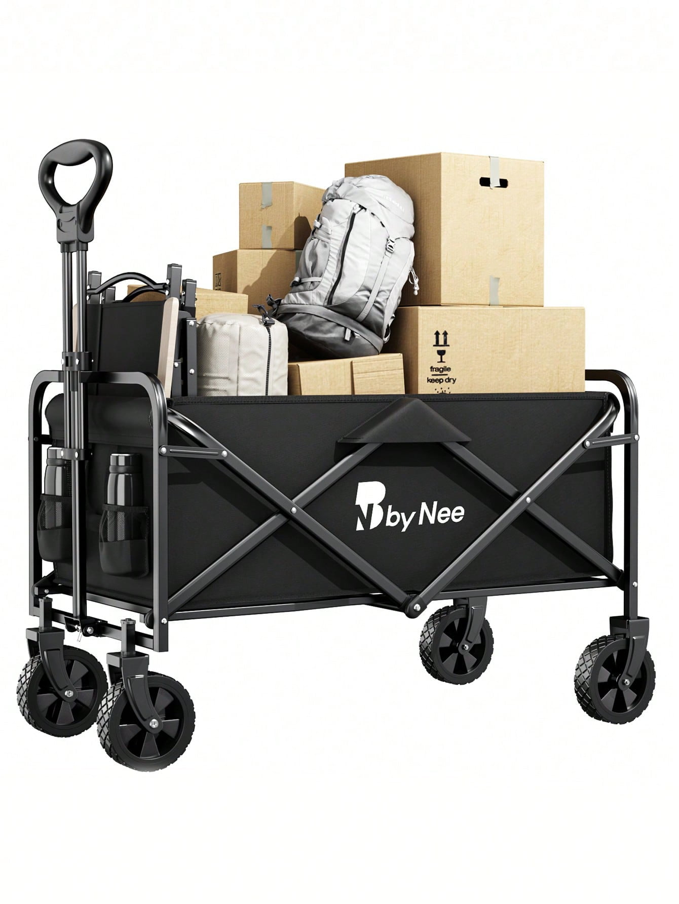 1 Pc Collapsible Foldable Wagon Cart, Collection And Storage Trailer ...