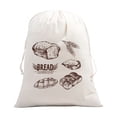 1 Pc Cotton Bread Bags, Reusable Bread Bags, Large Bread Storage ...