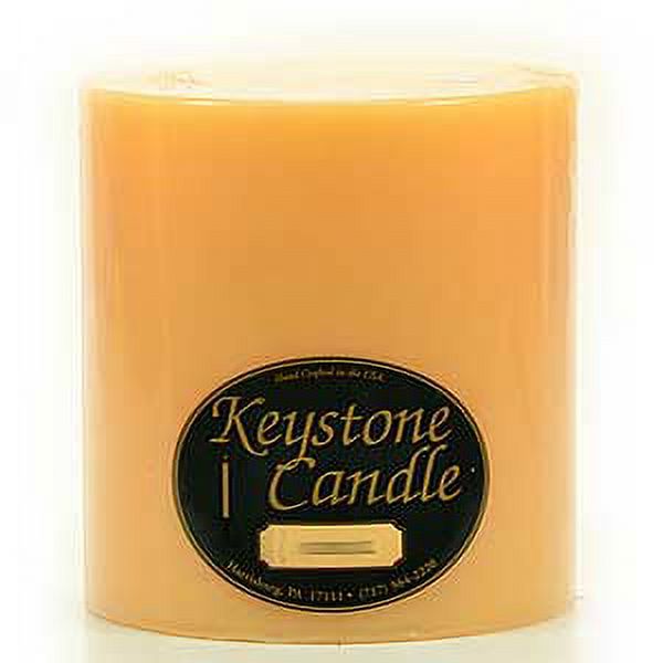 "Keystone Creamsicle 6x6 Pillar Candles" - Walmart.com