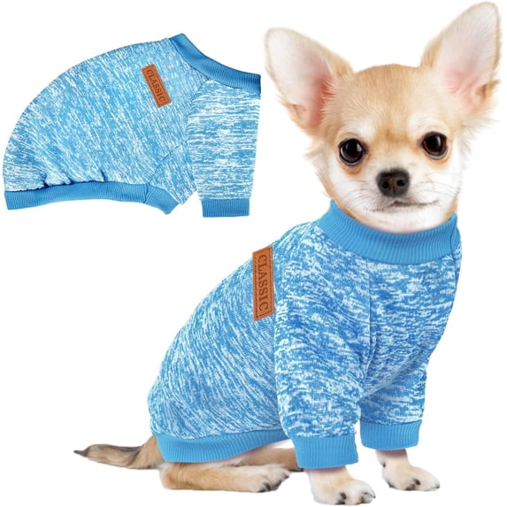 1 Pc Dog Sweaters for Small Dogs Girl Boy Winter Fleece Clothes Warm ...