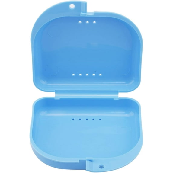 1 Pc Durable Denture Braces Storage Box with Vent Holes Travel Mouth ...
