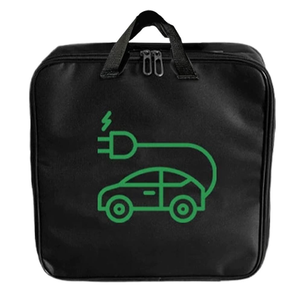 1 Pc EV Charging Cable Storage Bag, 840D Fabric 30x30x10cm, Shockproof ...