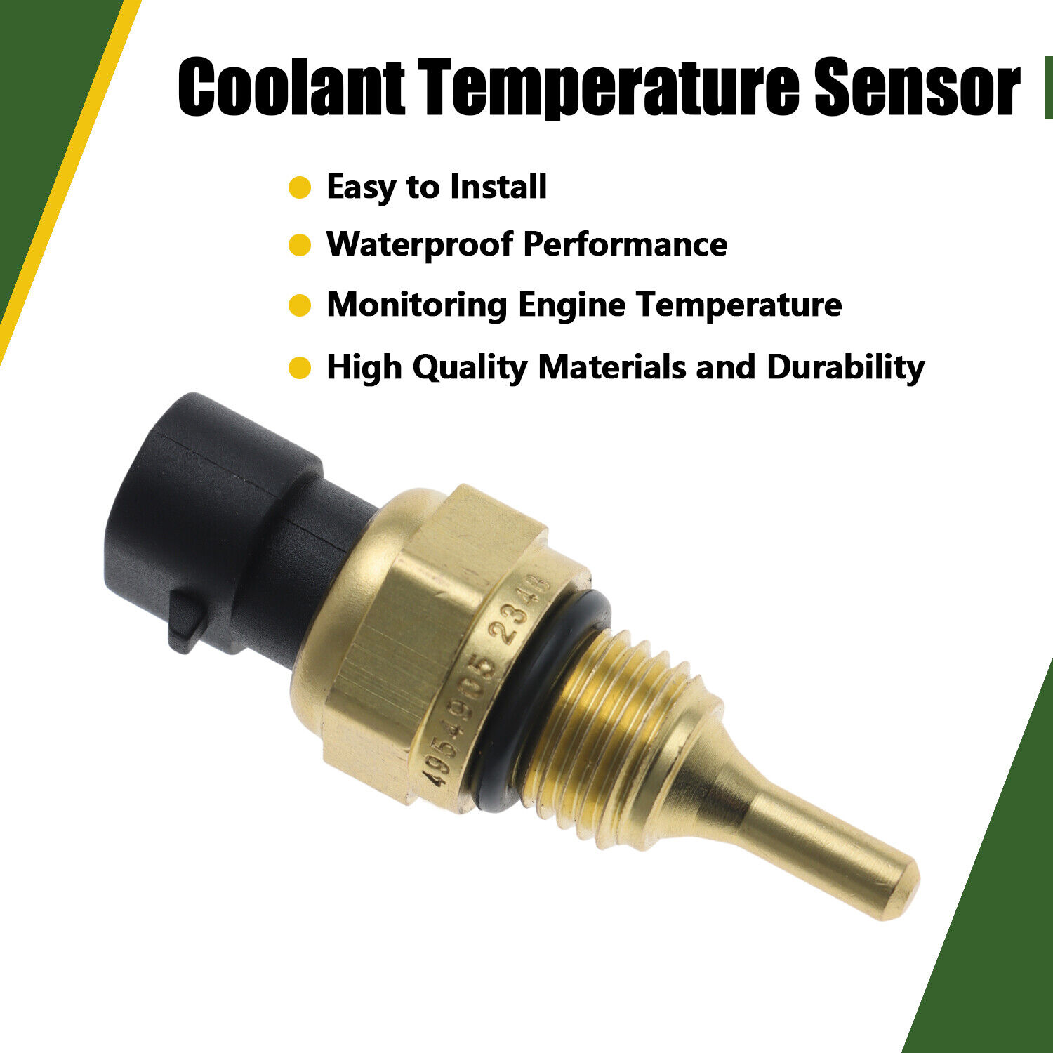 1 Pc Engine Coolant Temperature Sensor Replace Fit for Dodge Ram 3500 ...