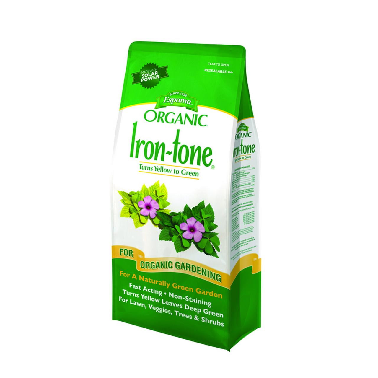 1 Pc, Espoma Iron-Tone All-Purpose Lawn & Garden Food For All Grasses ...