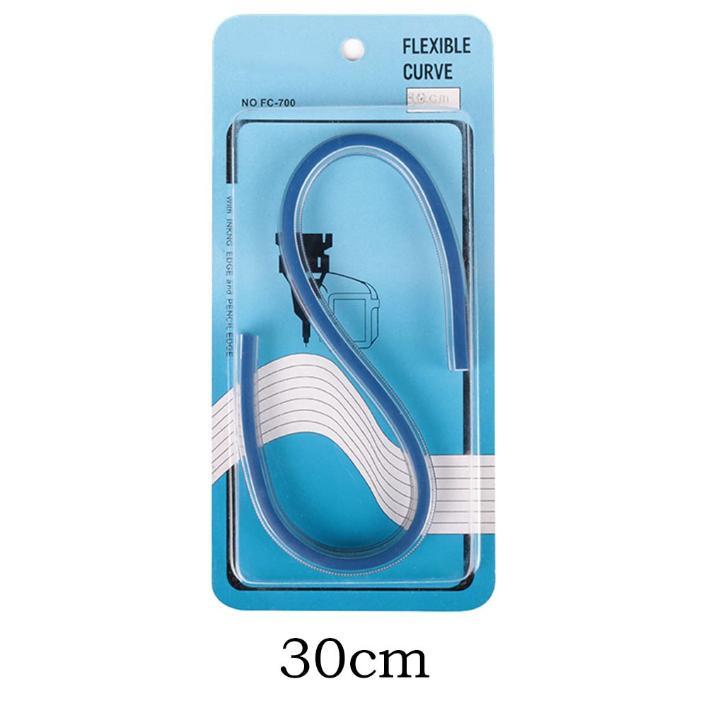 1 Pc Flexible Curve Ruler Drawing Tool Arrangement Snake Ruler Curved ...