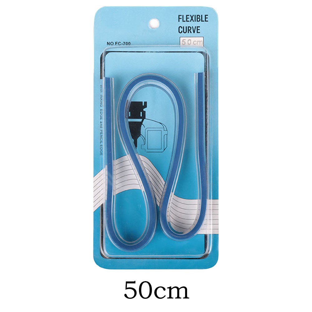 1 Pc Flexible Curve Ruler Drawing Tool Arrangement Snake Ruler Curved ...
