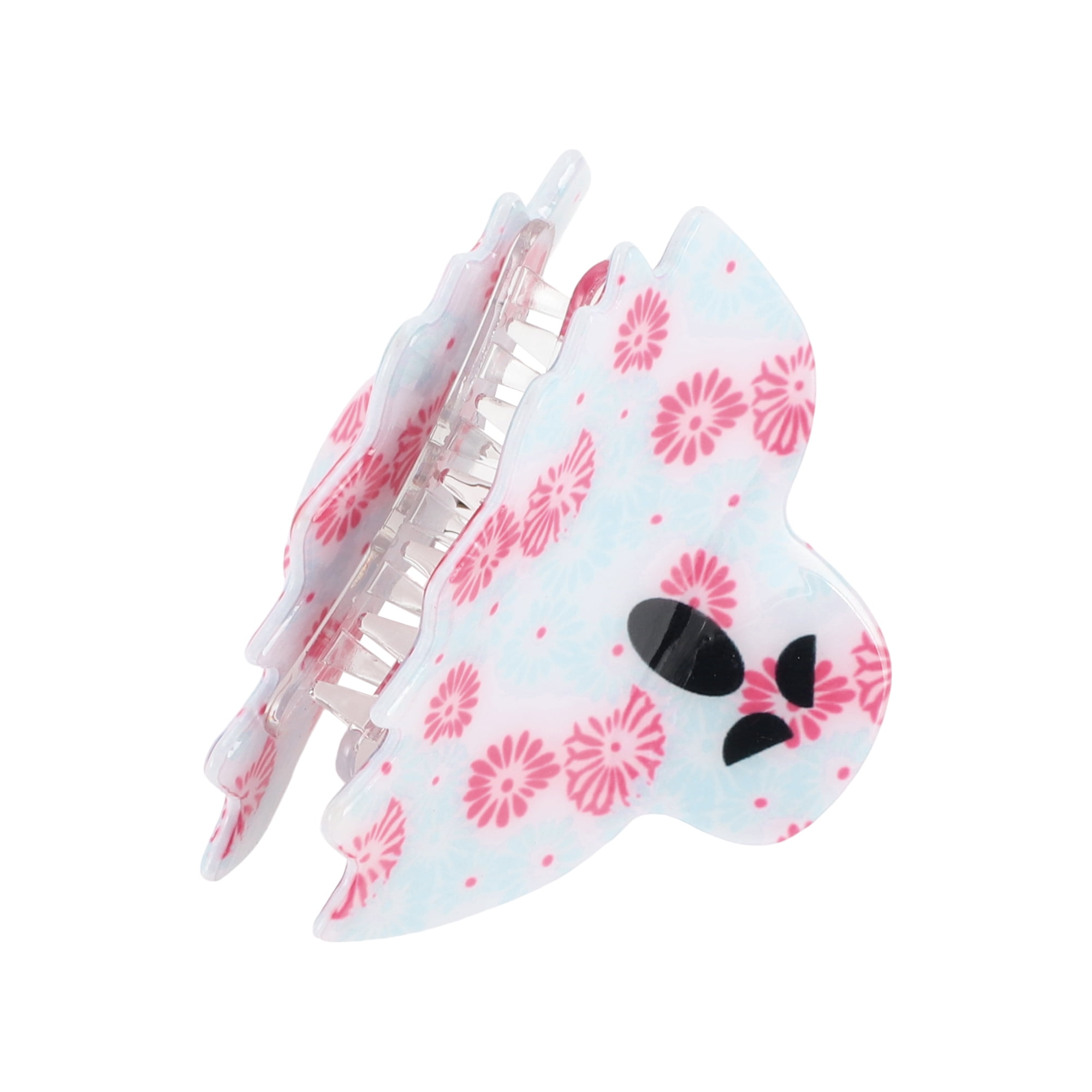 1 Pc Funny Style Hair Clips Hairdo Clip for Women 3.15" Length Pink ...