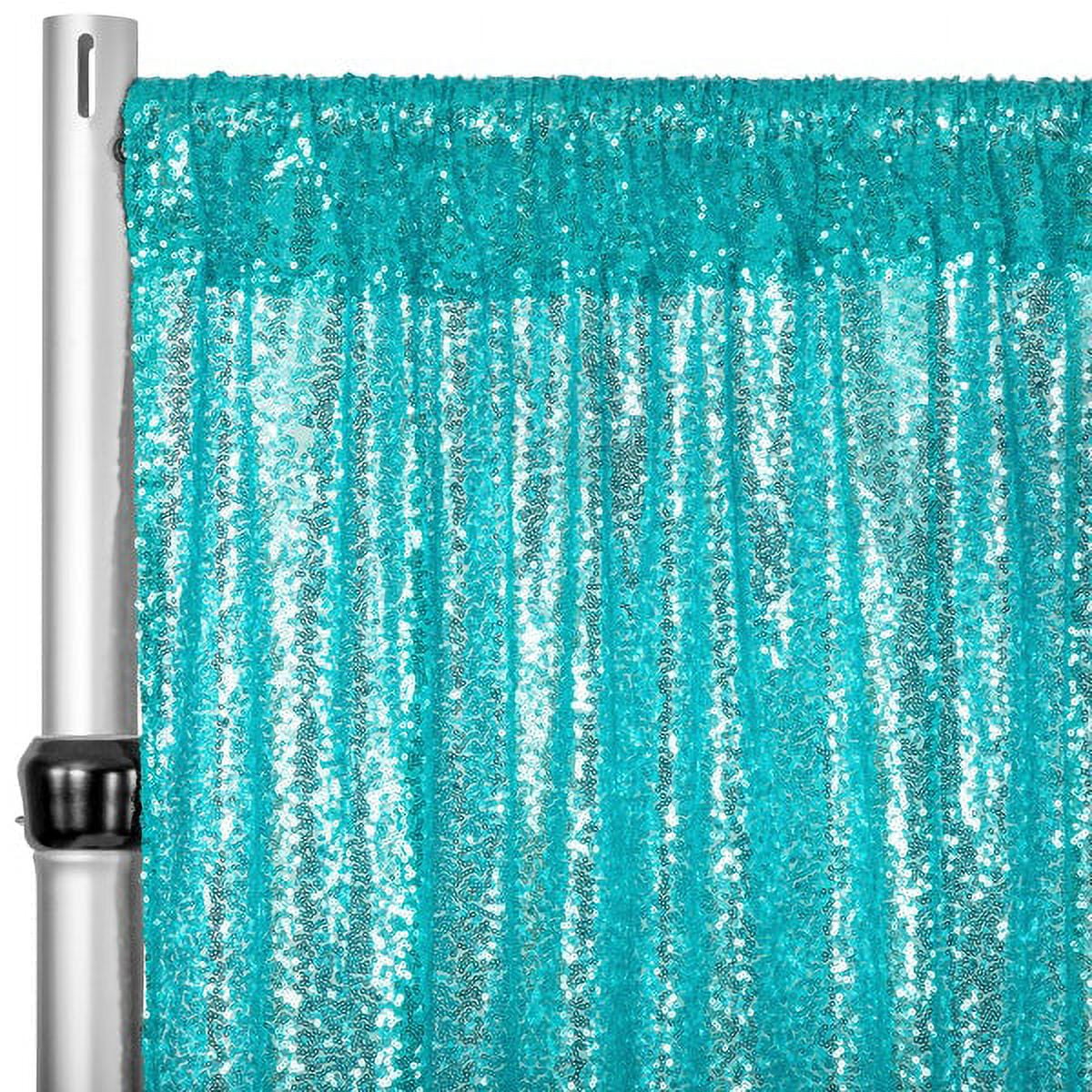 1 Pc, Glitz Sequin Mesh Net 10Ft H x 52" W Drape/Backdrop Panel ...