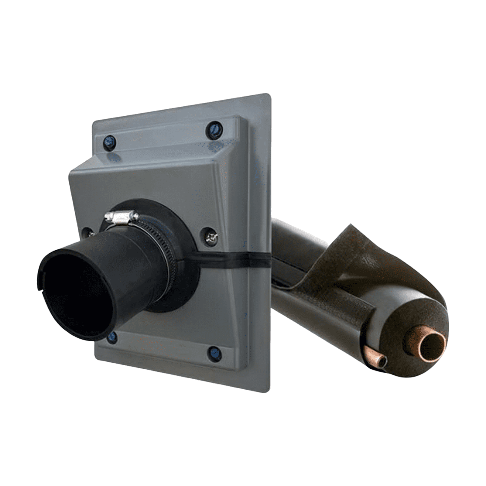 1 Pc HVAC Wall Penetration & Line-Set Cover Kit, Easy Install Retrofit ...