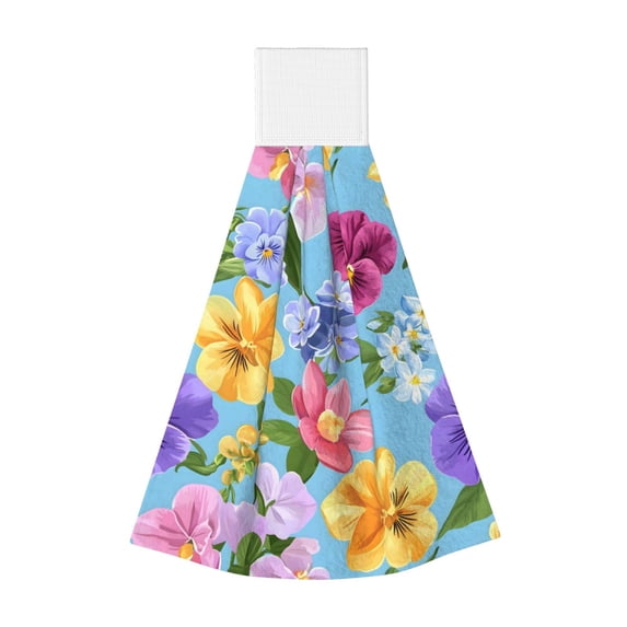 1 Pc Hanging Coral Velvet Hand Towel Is Light Breathable And Absorptive ...