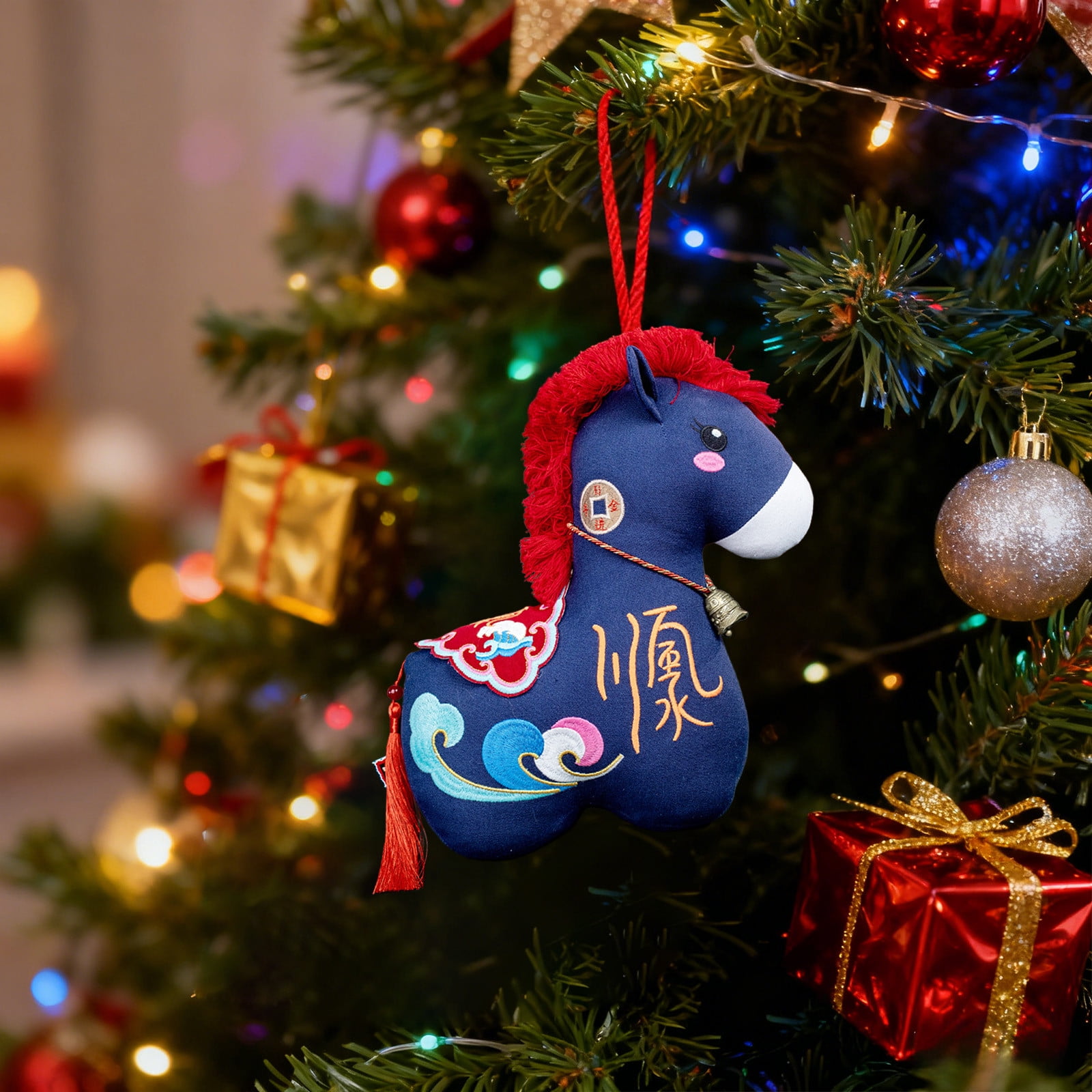 1 Pc Hanging Pendant Doll — 4.7in, Soft Linen Decoration for Bag ...