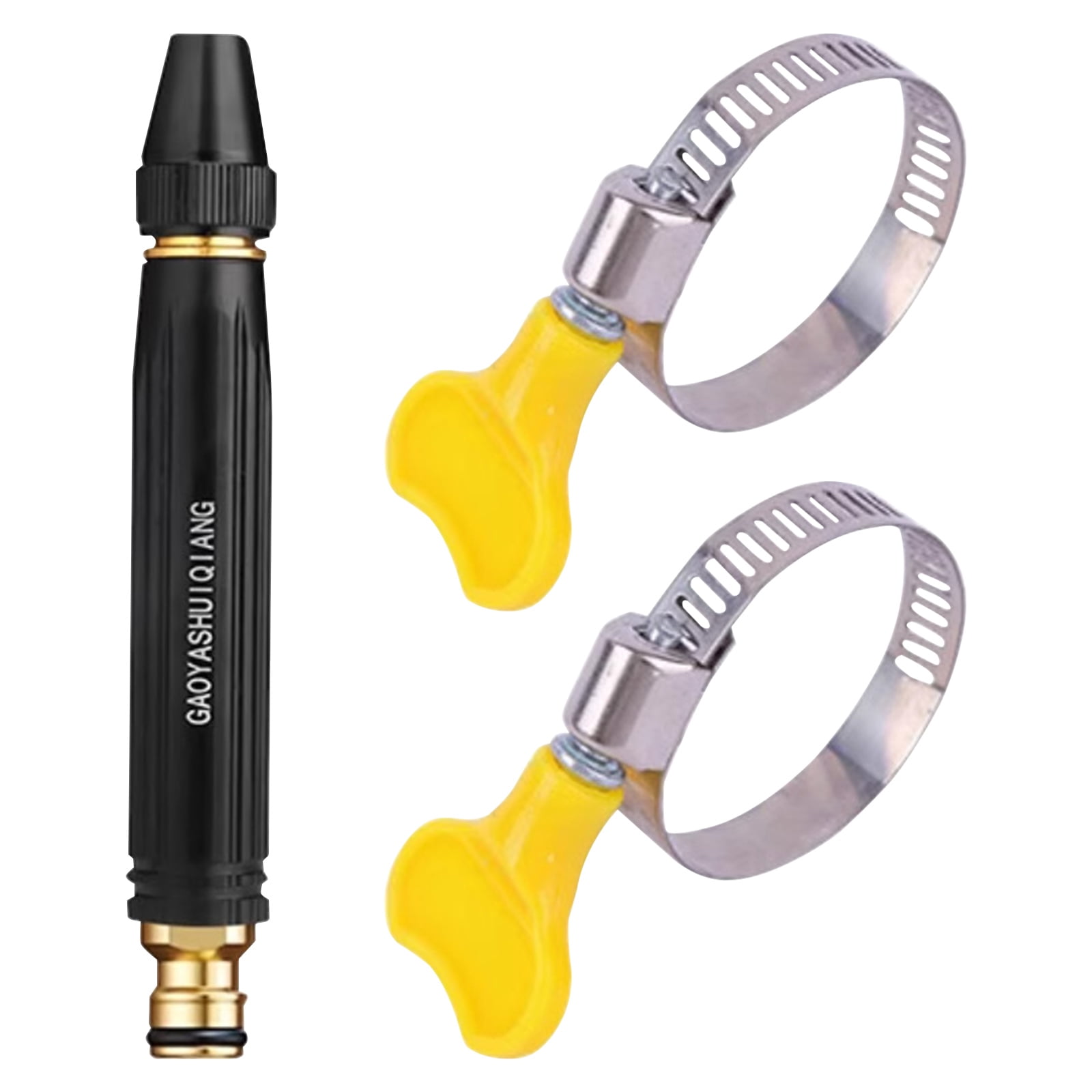 1 Pc Heavy Duty Metal Water Hose Nozzle Adjustable Spray Nozzle Garden ...