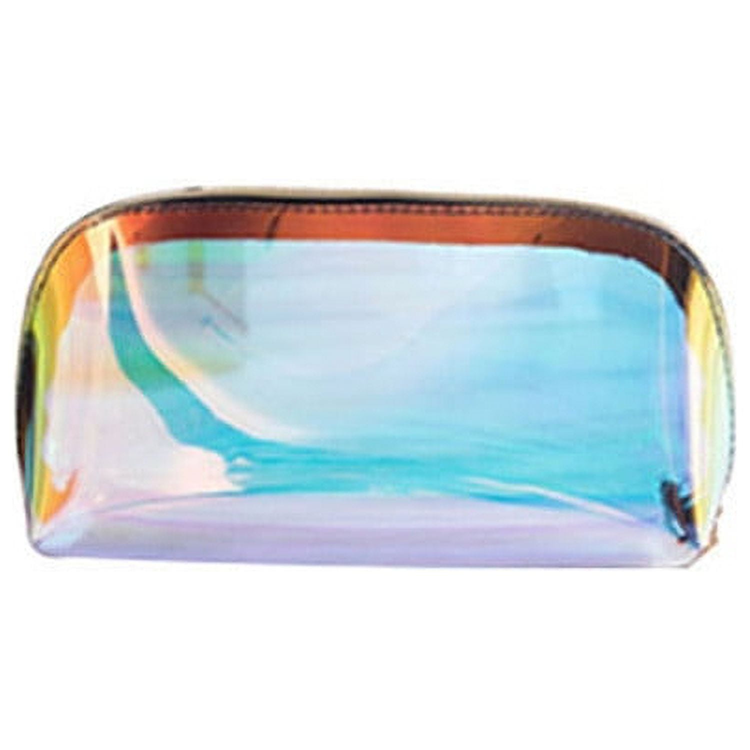 1 Pc Holographic Makeup Bag — Transparent Waterproof TPU Storage Pouch ...