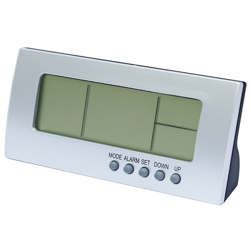 RENACLIPY Multi-Color ABS Digital Desktop Clock with Adjustable Volume ...