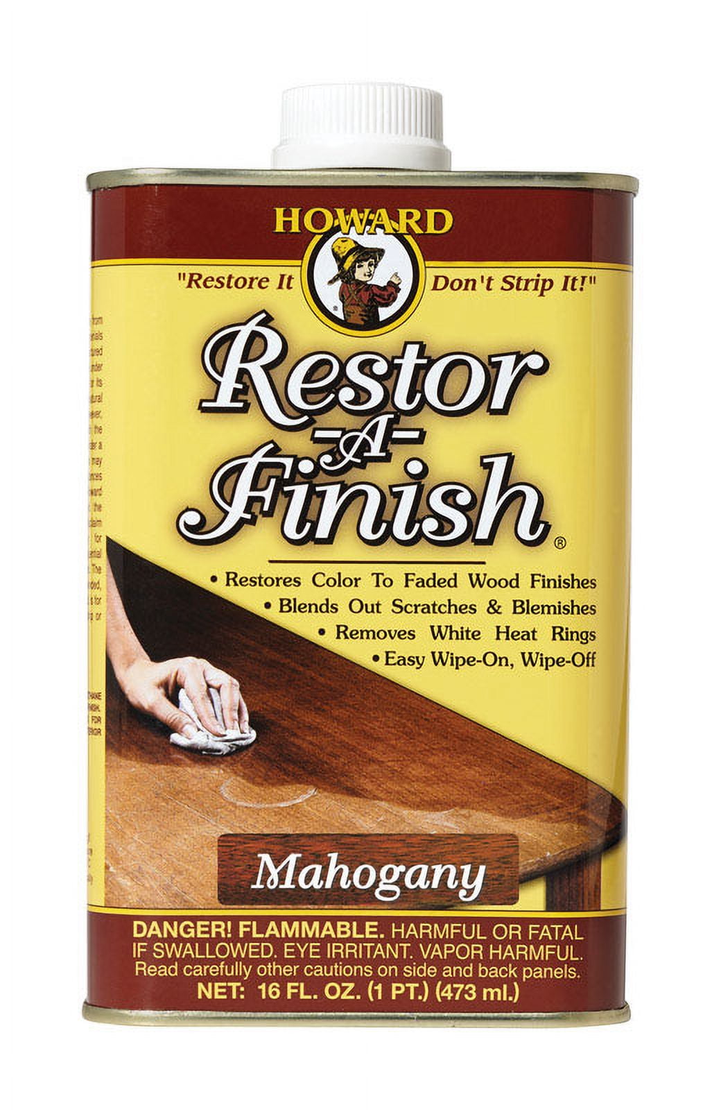 1 Pc, Howard Restor-A-Finish Semi-Transparent Mahogany Oil-Based Wood ...