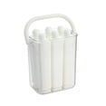 1 Pc Ice Stick Tray with Storage Box, 6-Cavity Reusable Silicone Mold ...