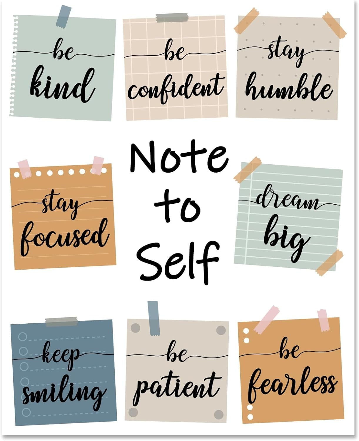 1 Pc Inspirational Positive Affirmation Decor Classroom Motivational ...