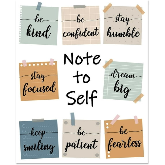 1 Pc Inspirational Positive Affirmation Decor Classroom Motivational ...