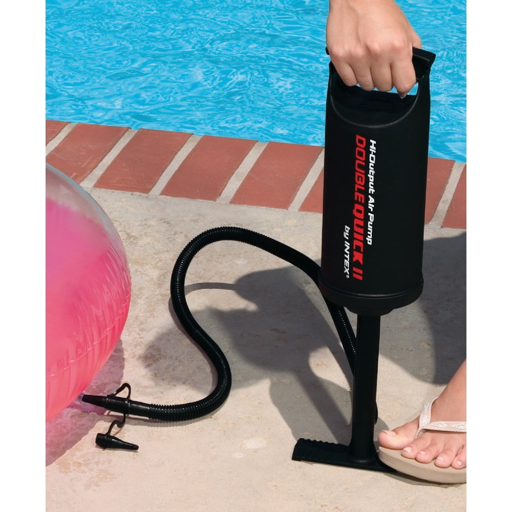 1 Pc Intex High Output Air Hand Pump, 14 In., 3 Nozzles Included ...