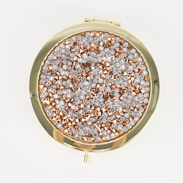 Letter D Chevron Orange & Blue Compact Mirror - Walmart.com