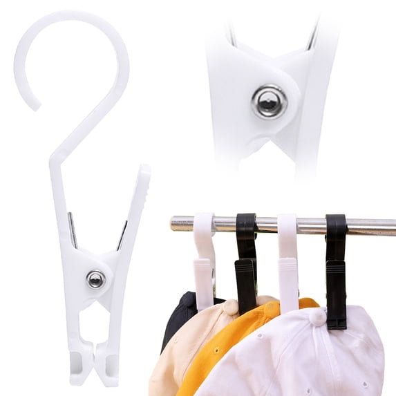 1 Pc Laundry Hooks with Clips Plastic Clips Laundry Hooks Clothes Pins ...