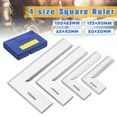 1 Pc Machinist Edge Square Ruler 90° Right Angle Rulers Engineer ...