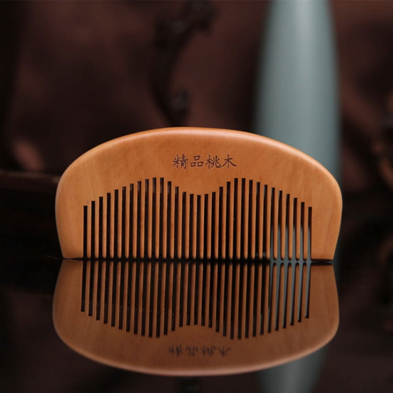 1 Pc Mahogany Comb Anti-static Solid Wood Comb Wooden Comb Fishtail ...